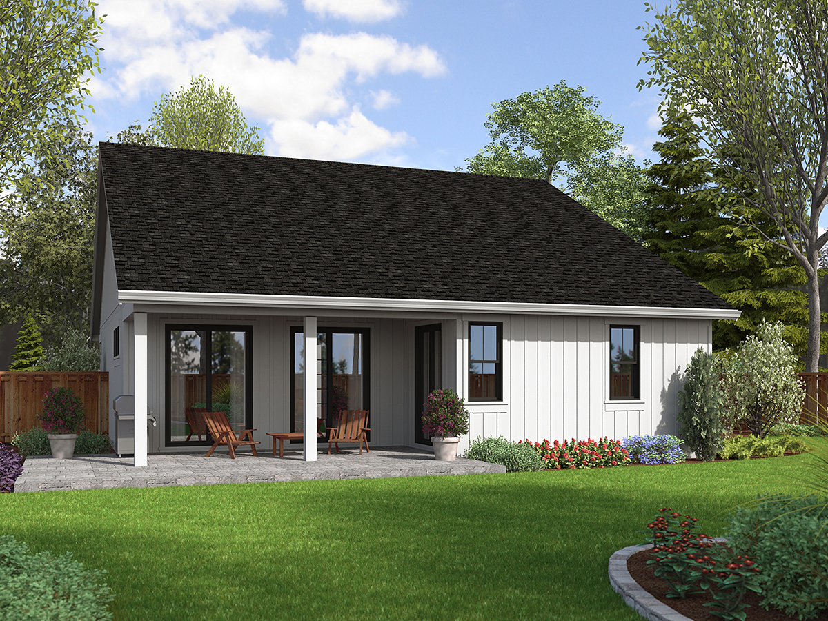 House Plan 81348 - Traditional Style with 1446 Sq Ft, 3 Bed, 2 Ba ...