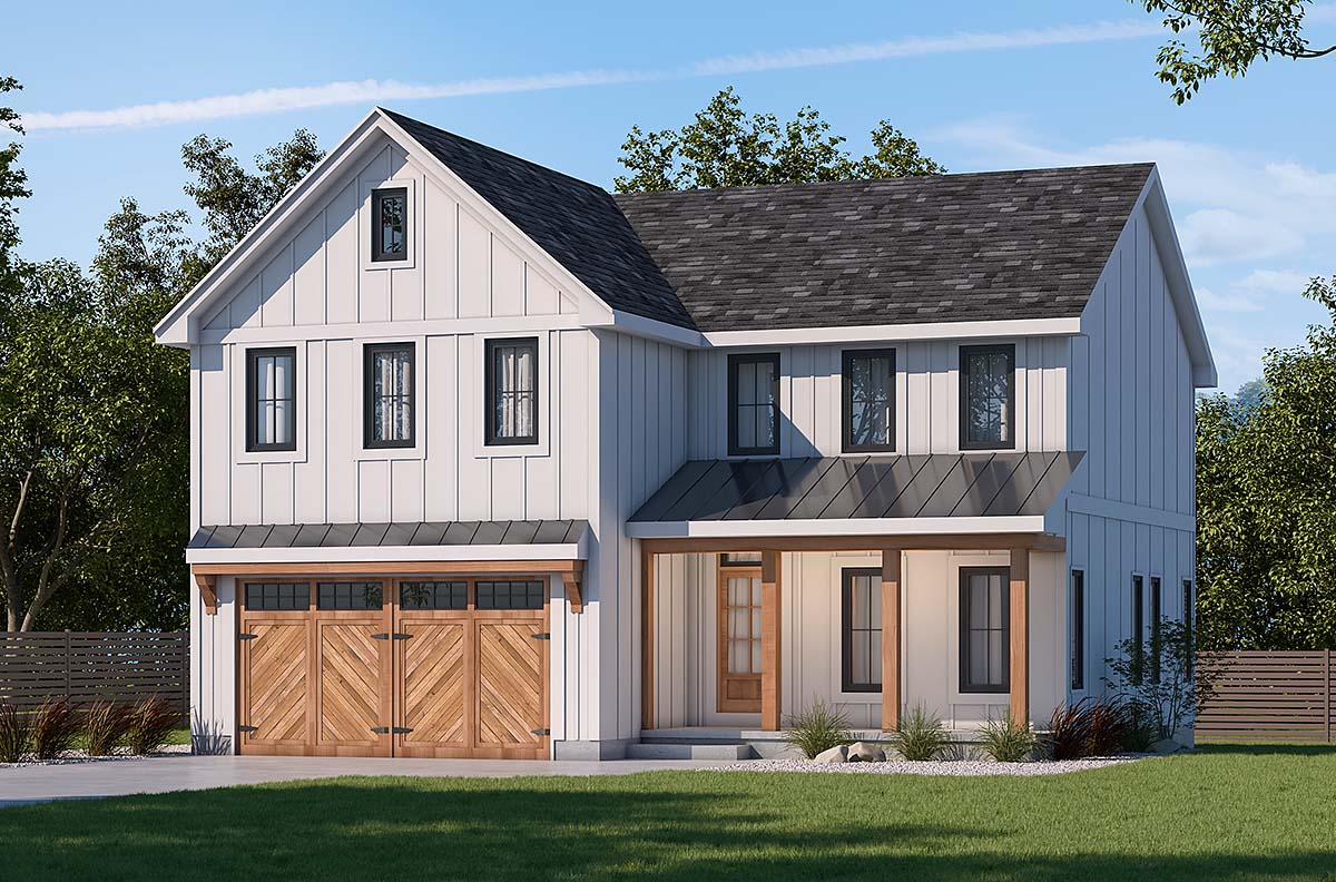 House Plan 81479 - Traditional Style with 2134 Sq Ft, 4 Bed, 2 Ba ...