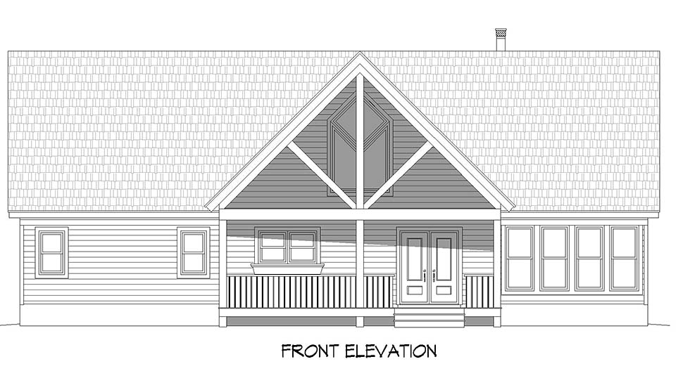 House Plan 81738 - Traditional Style with 1939 Sq Ft, 2 Bed, 2 Ba ...