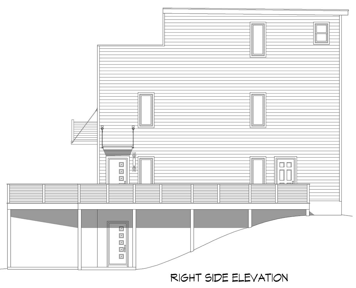House Plan 81759 - Modern Style with 2607 Sq Ft, 2 Bed, 3 Bath, 2 ...