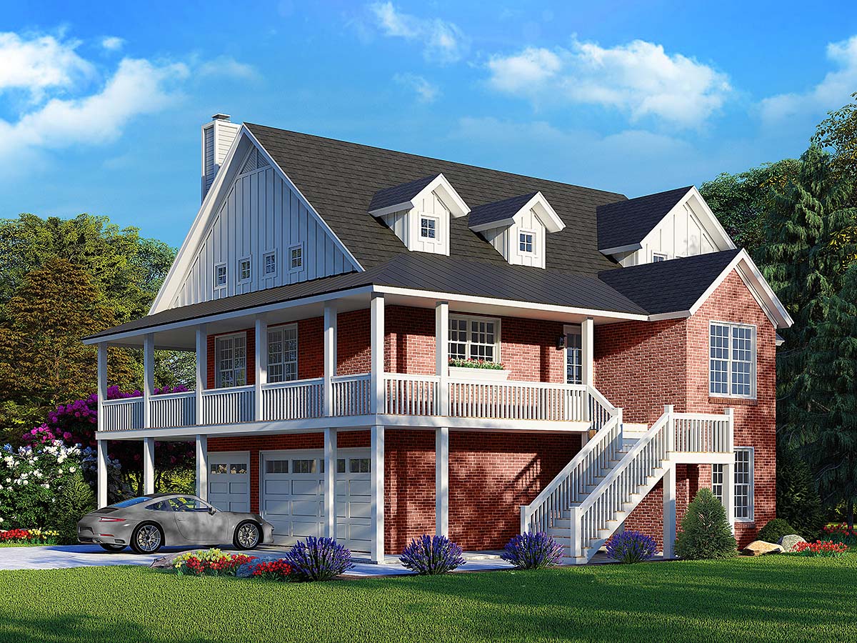 House Plan 81775 - Traditional Style with 3101 Sq Ft, 3 Bed, 2 Ba ...