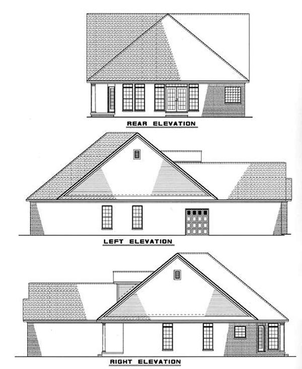 House Plan 82002 - Craftsman Style with 1535 Sq Ft, 3 Bed, 2 Bath ...