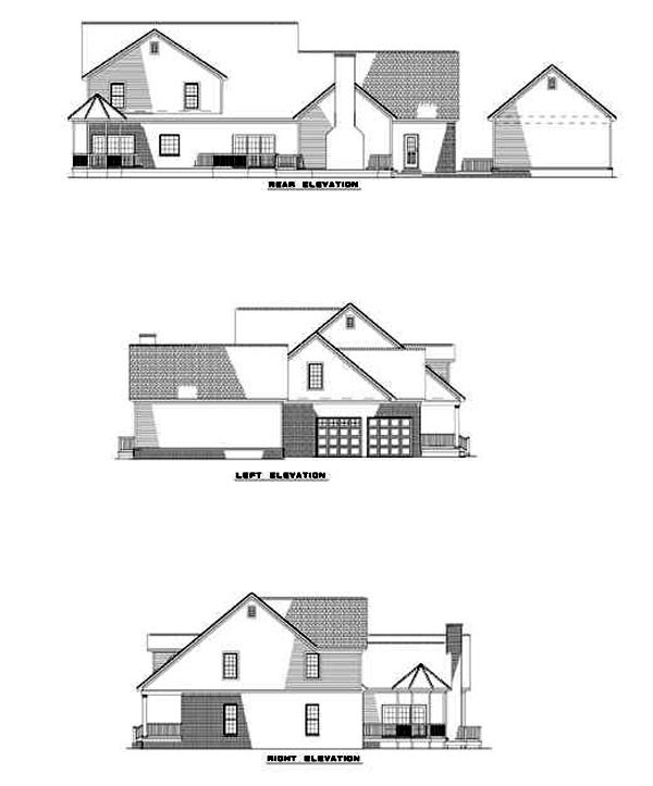 House Plan 82058 - Country Style with 4382 Sq Ft, 5 Bed, 3 Bath ...