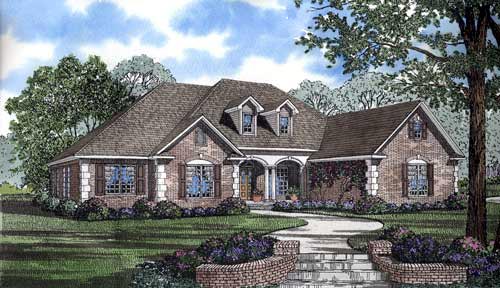House Plan 82138 - European Style with 2952 Sq Ft, 4 Bed, 3 Bath ...