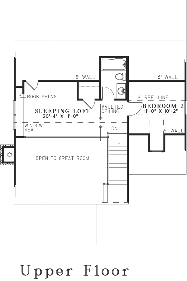 House Plan 82209 - with 1425 Sq Ft, 2 Bed, 2 Bath | COOLhouseplans.com