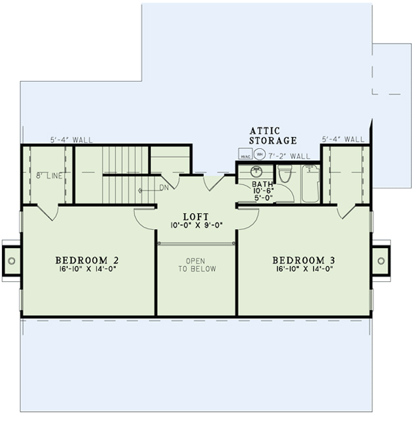 House Plan 82244 - with 2607 Sq Ft, 3 Bed, 2 Bath, 1 Half Bath ...