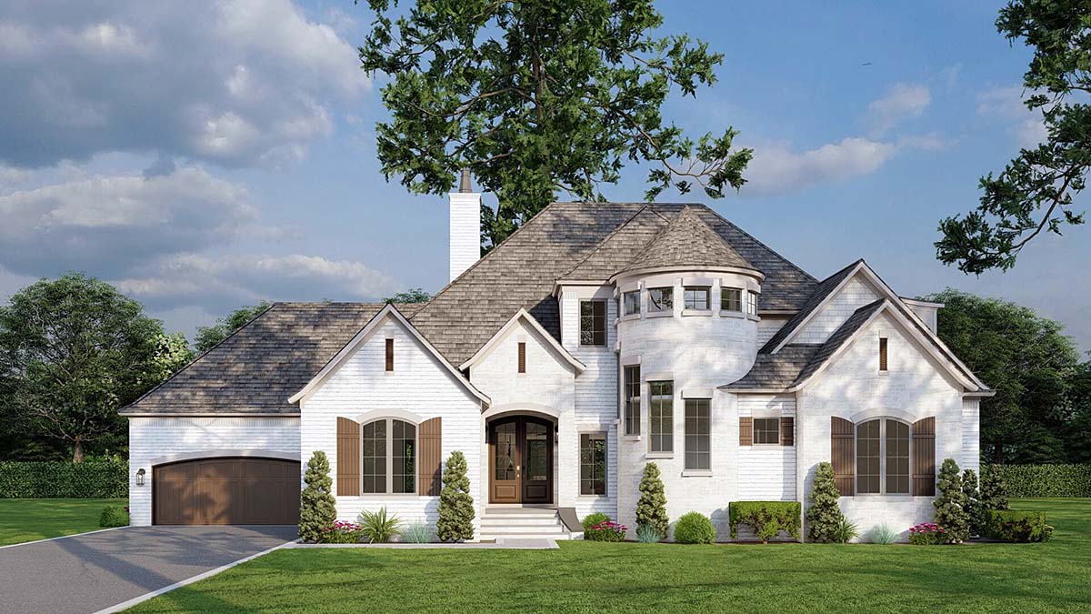 House Plan 82318 - with 2968 Sq Ft, 4 Bed, 3 Bath, 1 Half Bath ...