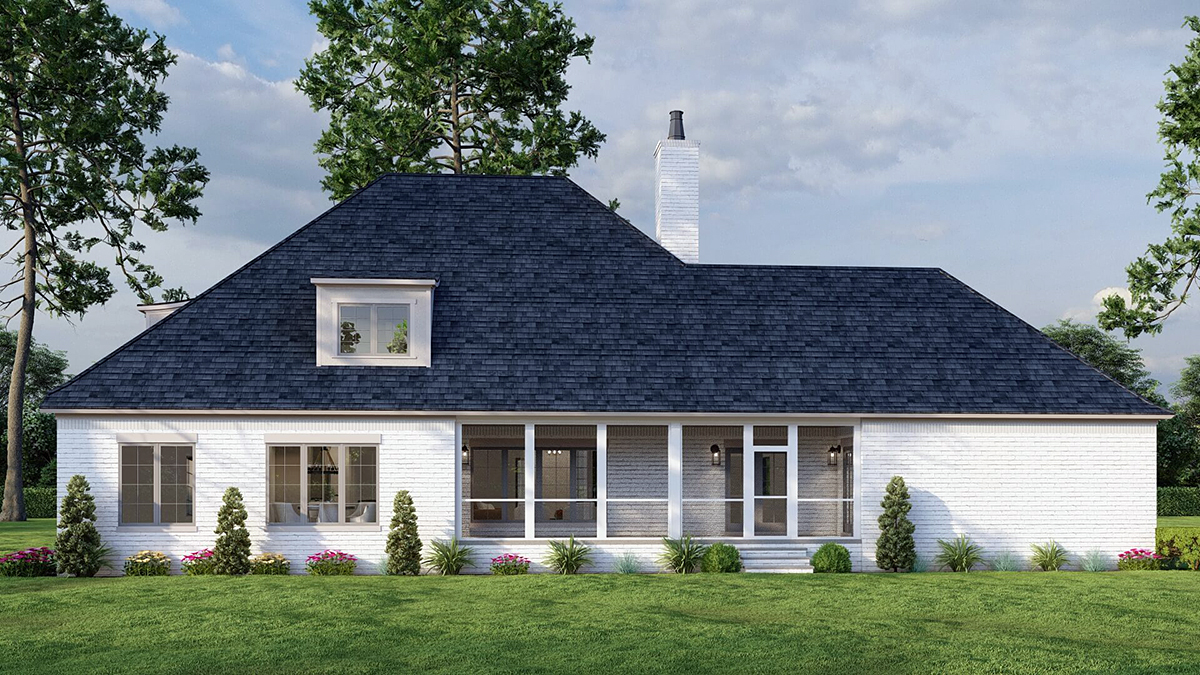 House Plan 82318 - with 2968 Sq Ft, 4 Bed, 3 Bath, 1 Half Bath ...