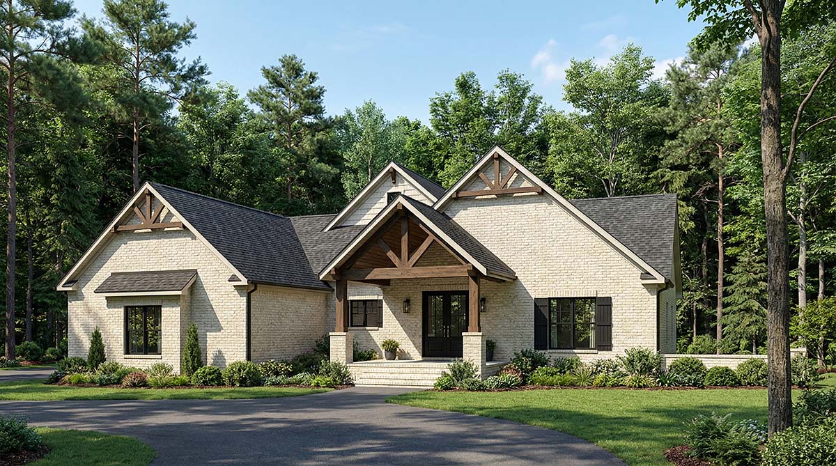 House Plan 82474 - Craftsman Style with 3978 Sq Ft, 4 Bed, 3 Bath ...