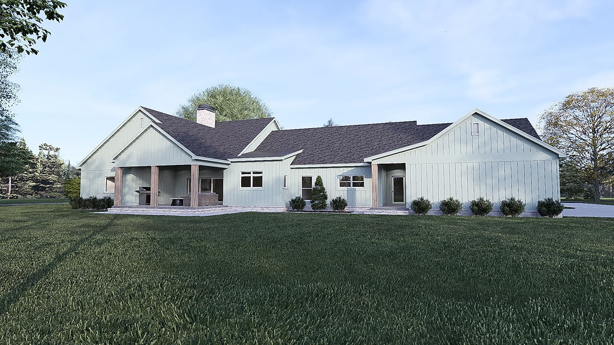 House Plan 82703 - Farmhouse Style with 3046 Sq Ft, 3 Bed, 2 Bath ...