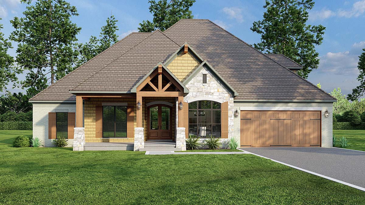 House Plan 82744 - Craftsman Style with 2380 Sq Ft, 3 Bed, 3 Bath | COOLhouseplans.com
