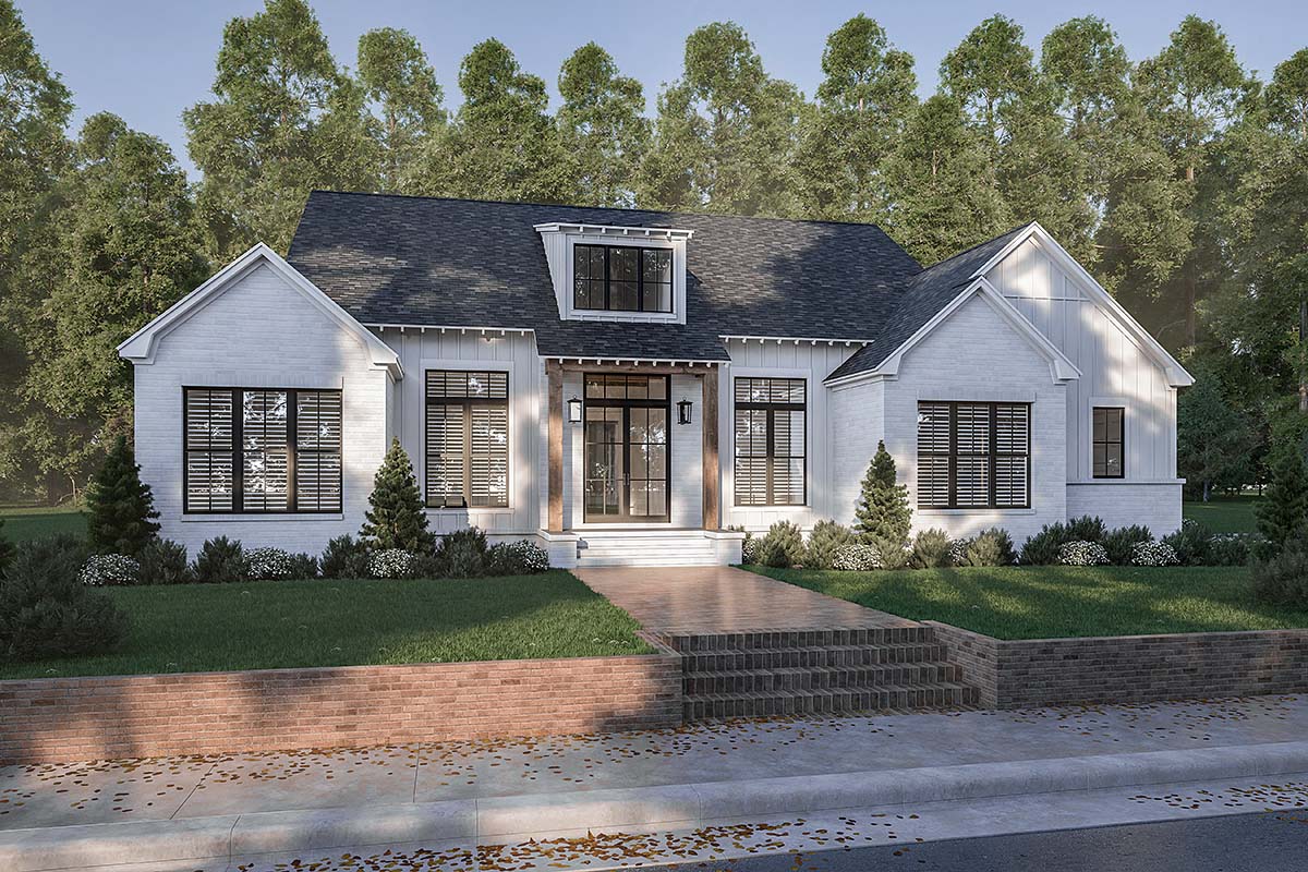 House Plan 82909 - Traditional Style with 2253 Sq Ft, 3 Bed, 2 Ba ...