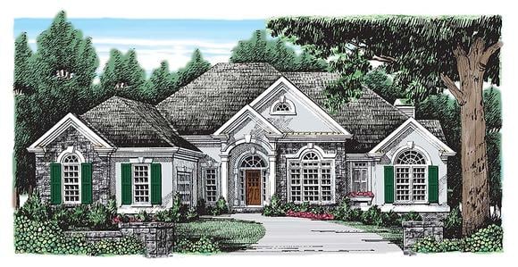 House Plan 83029 - Traditional Style with 2491 Sq Ft, 3 Bed, 2 Ba ...