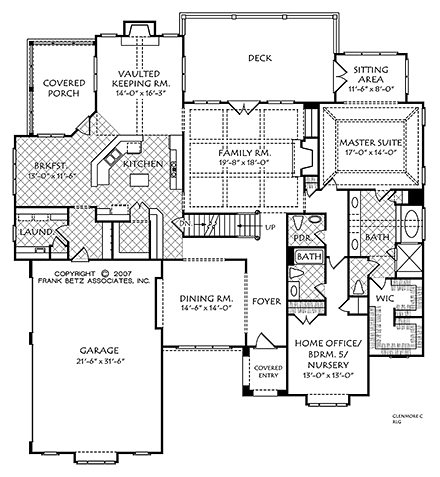 House Plan 83035 - Traditional Style with 3942 Sq Ft, 5 Bed, 5 Ba ...