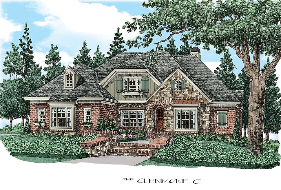 House Plan 83035 - Traditional Style with 3942 Sq Ft, 5 Bed, 5 Ba ...