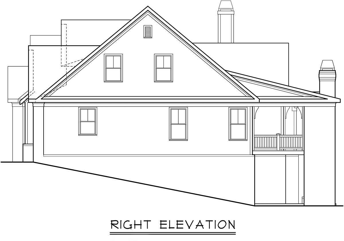 House Plan 83151 - Farmhouse Style with 2844 Sq Ft, 4 Bed, 3 Bath ...