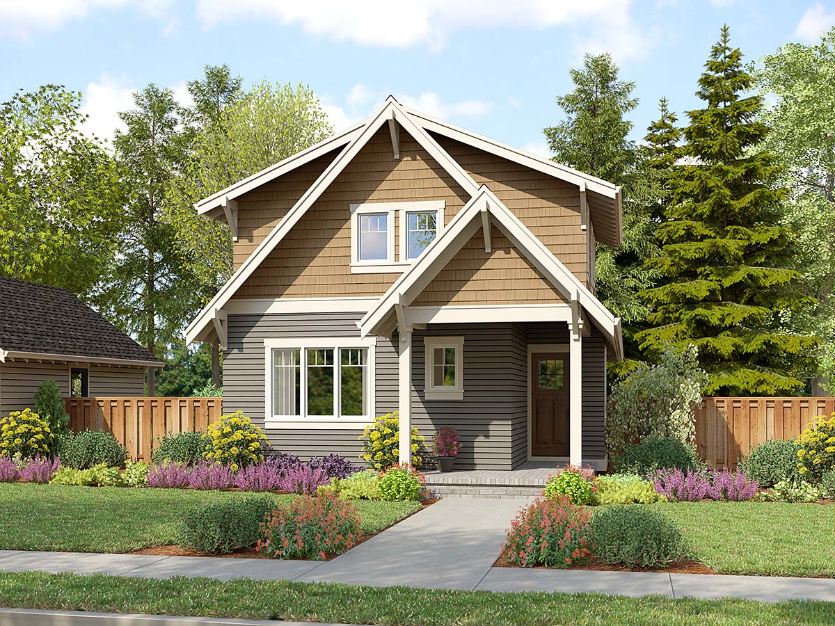 House Plan 83527 - Craftsman Style with 1598 Sq Ft, 3 Bed, 2 Bath ...