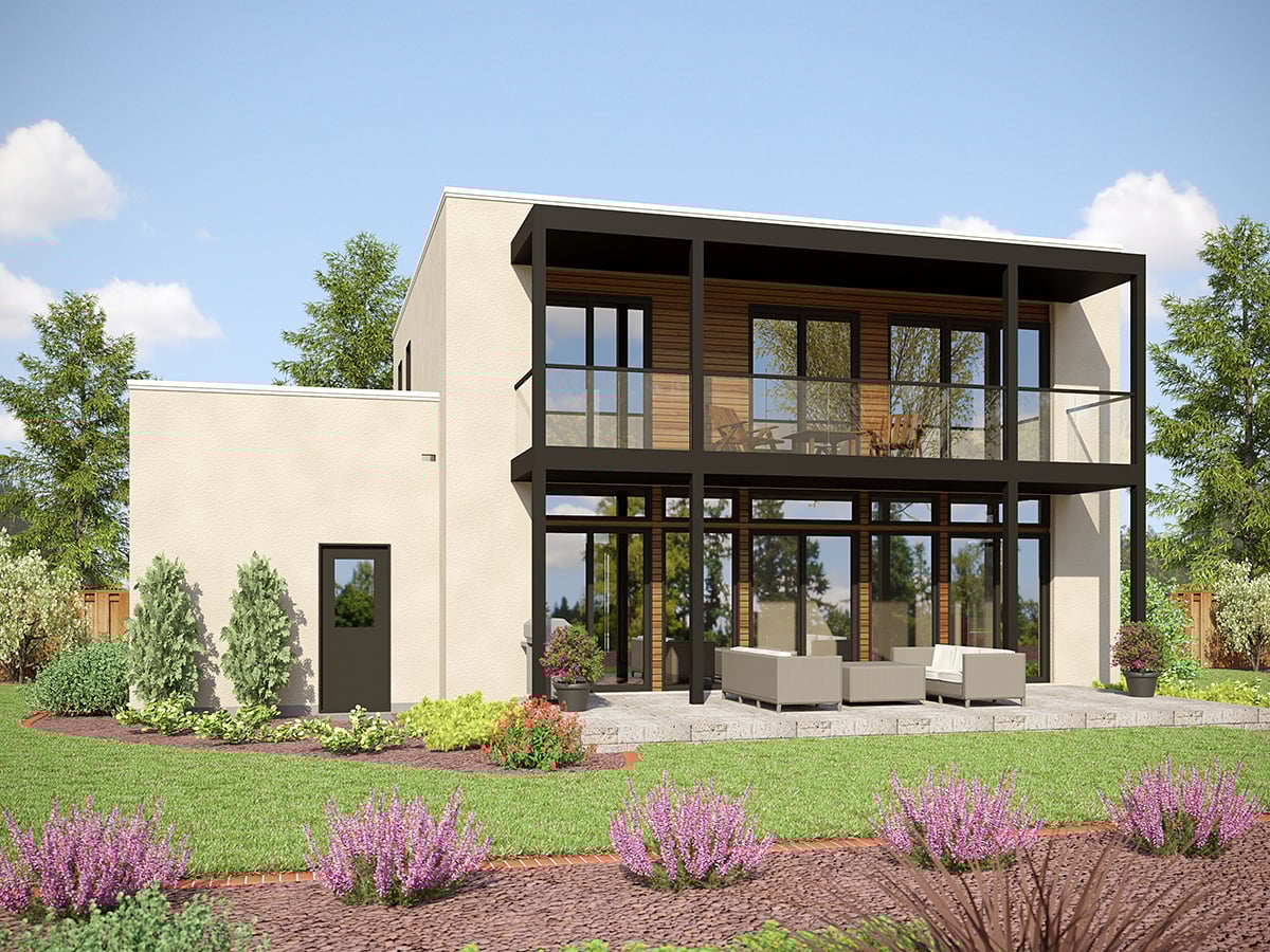 House Plan 83536 - Modern Style with 2113 Sq Ft, 4 Bed, 3 Bath ...