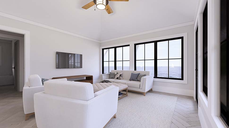 Garage-Living Plan 83919 - Craftsman Style with 725 Sq Ft, 1 Bed ...