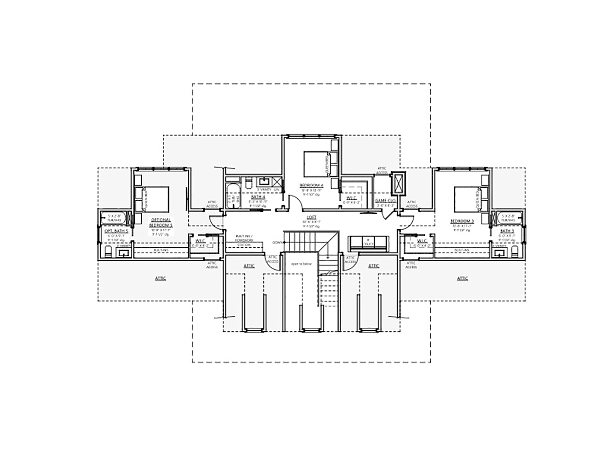 House Plan 83924 - Farmhouse Style with 2984 Sq Ft, 4 Bed, 4 Bath ...