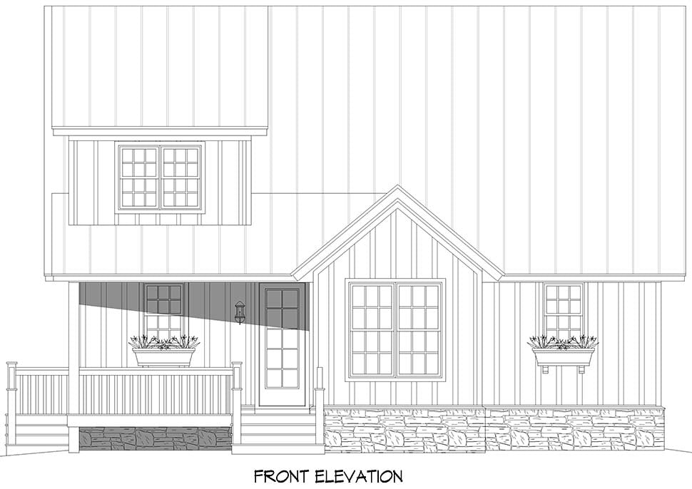 House Plan 84807 - New American Style with 1953 Sq Ft, 3 Bed, 2 B ...