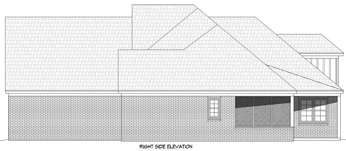 House Plan 84866 - Traditional Style with 2679 Sq Ft, 3 Bed, 3 Ba ...
