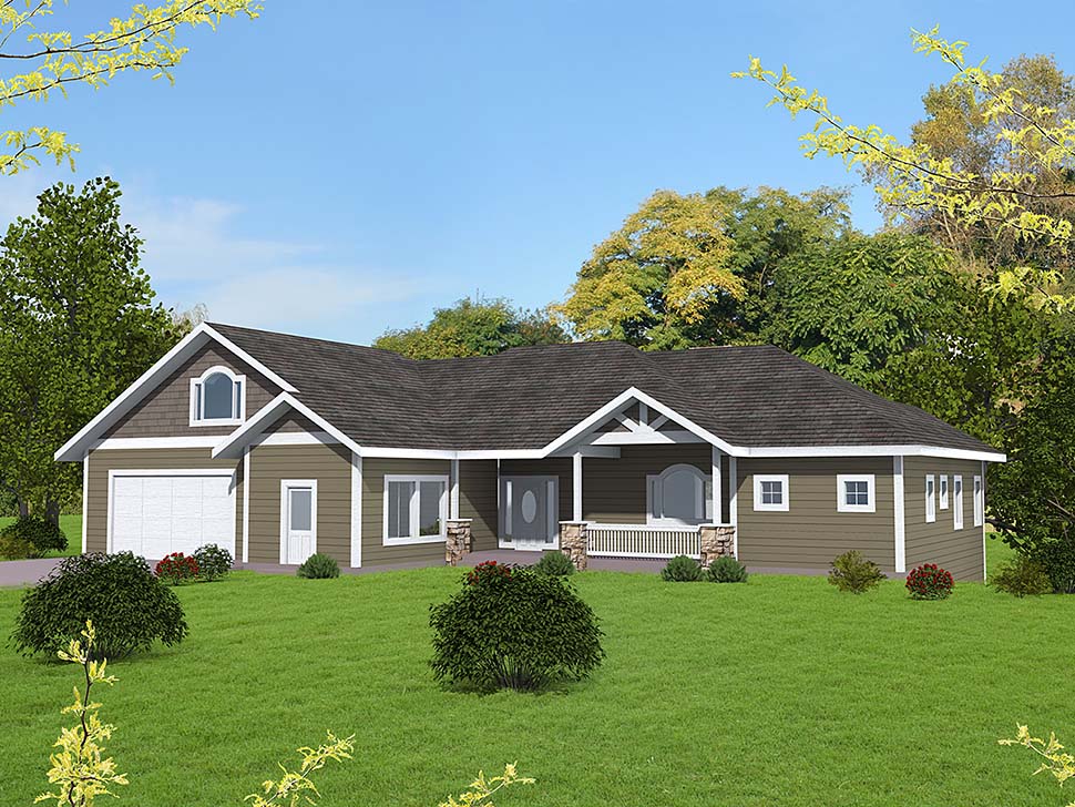 House Plan 85115 - Craftsman Style with 3628 Sq Ft, 5 Bed, 3 Bath ...