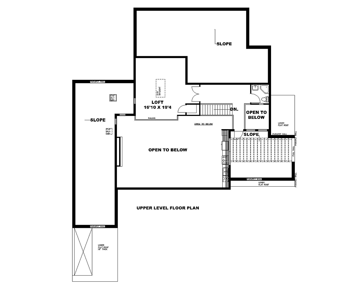 House Plan 85125 - Modern Style with 3643 Sq Ft, 2 Bed, 1 Bath, 3 ...
