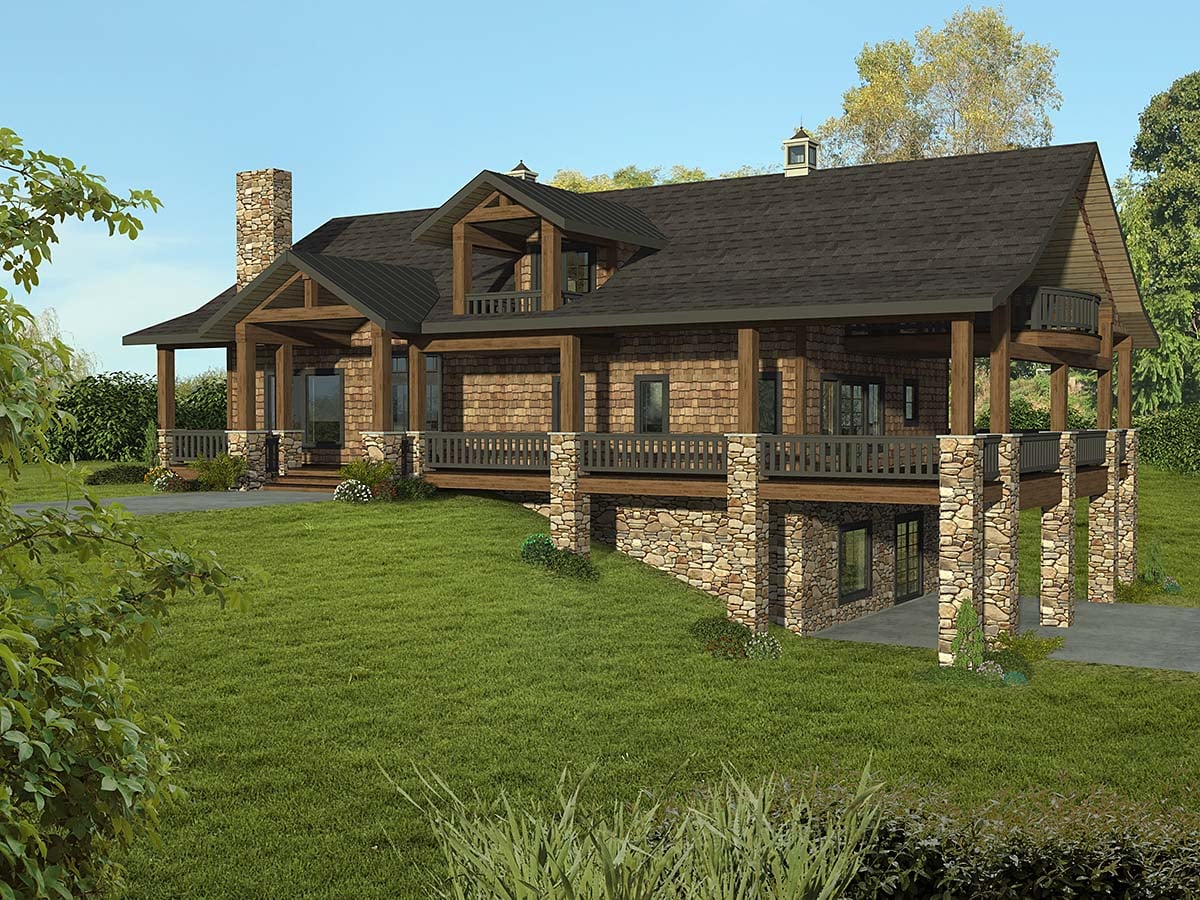 Cabin House Plans - Cabin Home Floor Plans & Designs