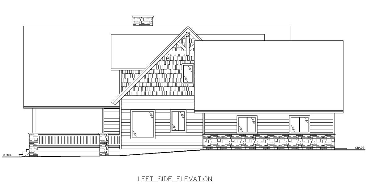 House Plan 85154 - Craftsman Style with 2613 Sq Ft, 3 Bed, 2 Bath | COOLhouseplans.com