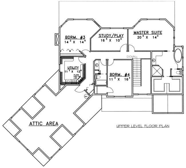House Plan 85320 - Country Style with 3430 Sq Ft, 4 Bed, 3 Bath ...