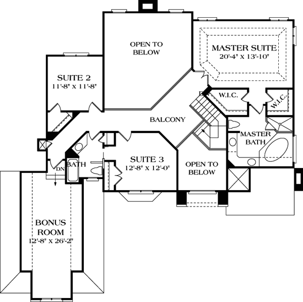 House Plan 85449 - Traditional Style with 3319 Sq Ft, 4 Bed, 3 Ba ...
