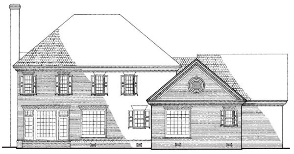 House Plan 86211 - Traditional Style with 3951 Sq Ft, 5 Bed, 3 Ba ...