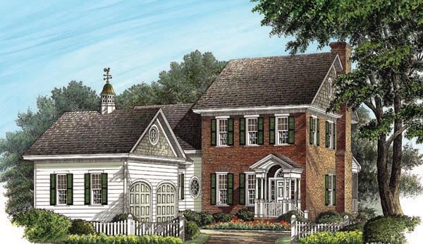 House Plan 86238 - Traditional Style with 2474 Sq Ft, 4 Bed, 3 Ba ...