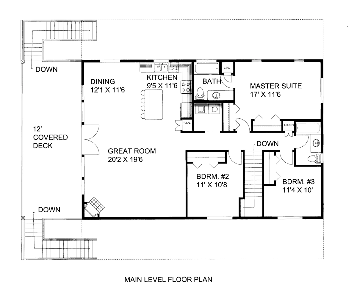 House Plan 86532 - Log Style with 2250 Sq Ft, 3 Bed, 2 Bath, 1 3 ...