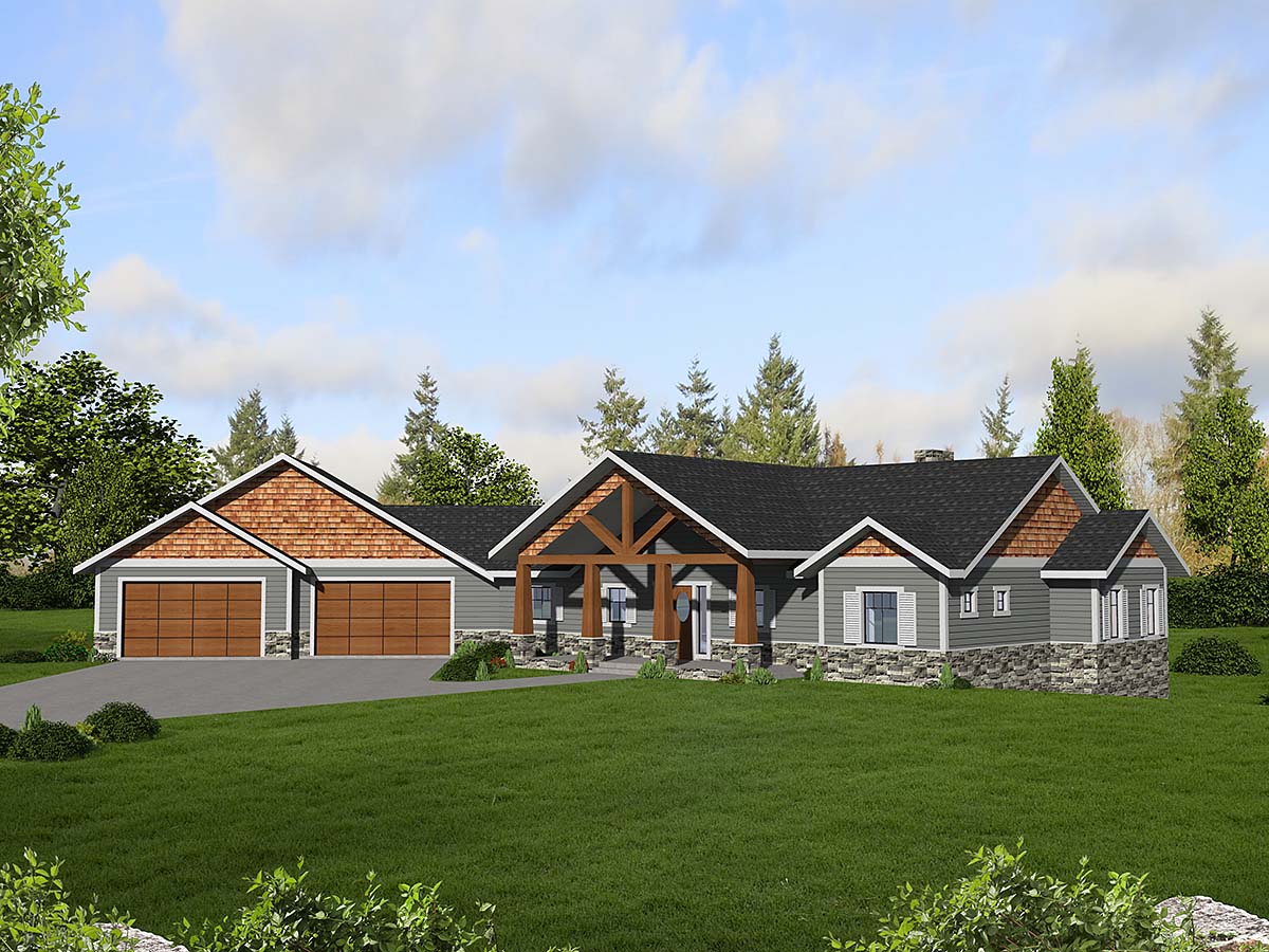 House Plan 86534 - with 5828 Sq Ft, 6 Bed, 4 Bath, 1 Half Bath ...