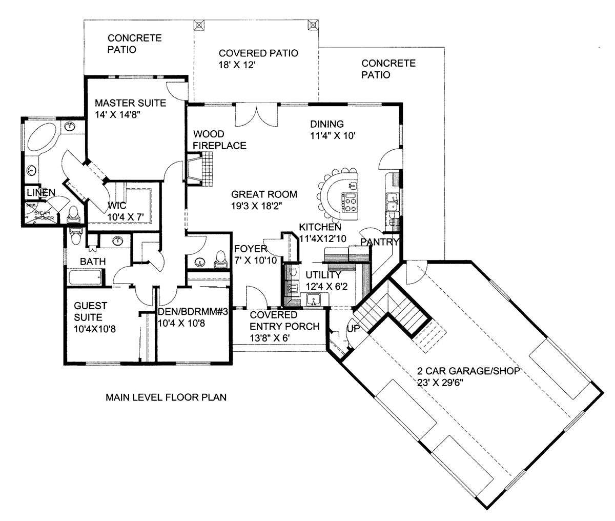 House Plan 86699 - with 2267 Sq Ft, 3 Bed, 2 Bath, 1 Half Bath ...