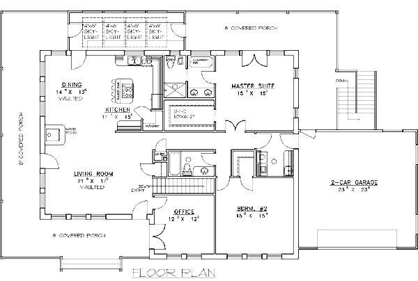 House Plan 86705 - Country Style with 3776 Sq Ft, 4 Bed, 3 Bath ...