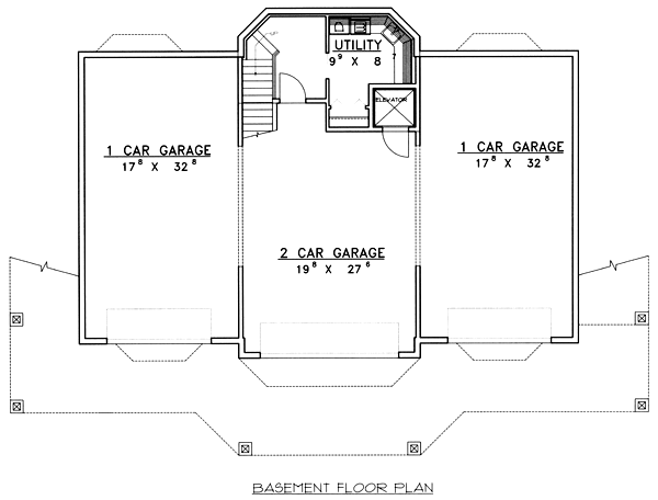 House Plan 86745 - Traditional Style with 4332 Sq Ft, 3 Bed, 3 Ba ...