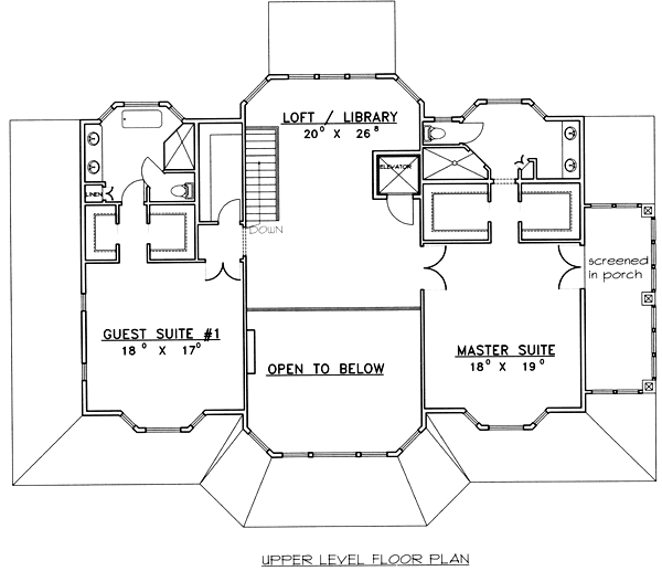 House Plan 86745 - Traditional Style with 4332 Sq Ft, 3 Bed, 3 Ba ...