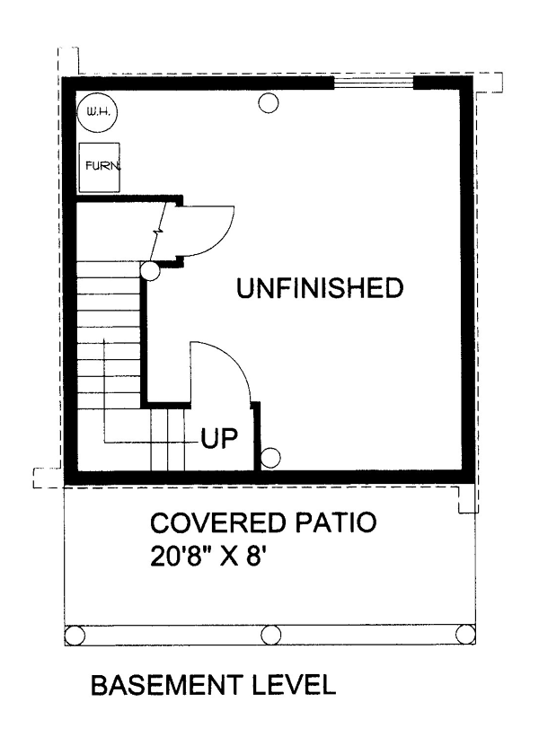 House Plan 86747 - Log Style with 1067 Sq Ft | COOLhouseplans.com