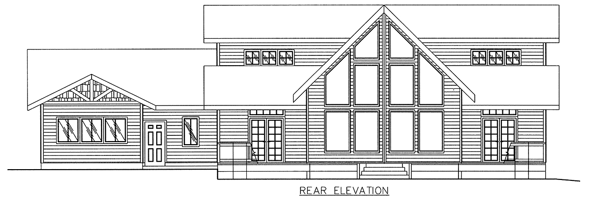 House Plan 86778 - Contemporary Style with 2288 Sq Ft, 3 Bed, 2 B ...
