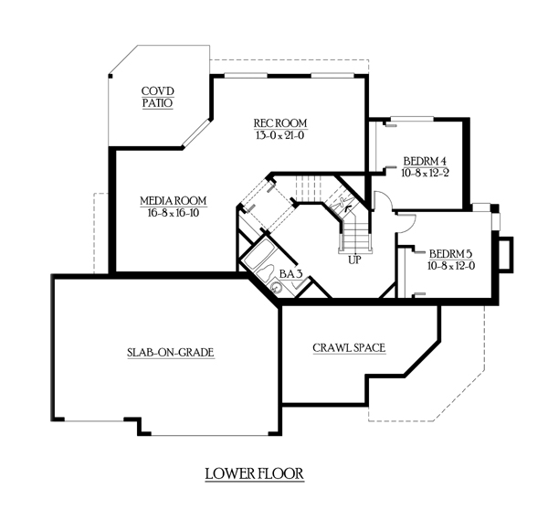 House Plan 87547 - Craftsman Style with 4375 Sq Ft, 5 Bed, 3 Bath ...