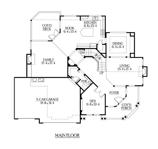 House Plan 87547 - Craftsman Style with 4375 Sq Ft, 5 Bed, 3 Bath