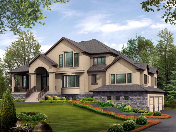 House Plan 87611 - Traditional Style with 4795 Sq Ft, 4 Bed, 5 Ba ...