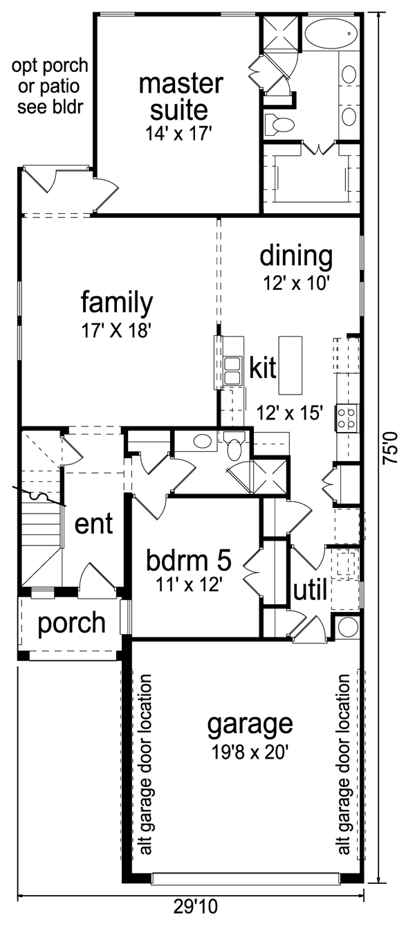 5 bedroom, 4 bath house plans