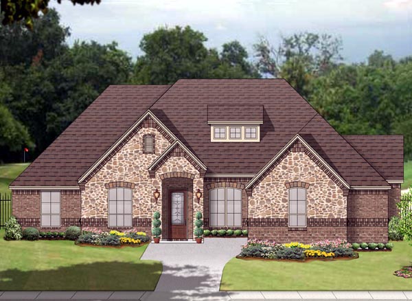 House Plan 88645 - Traditional Style with 2841 Sq Ft, 3 Bed, 3 Ba ...