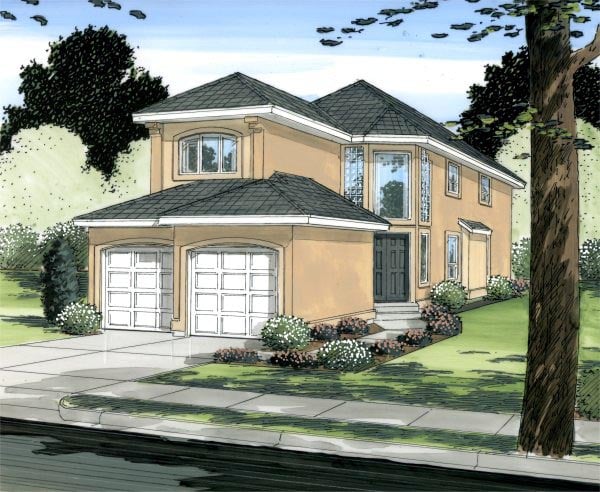 House Plan 90876 - Traditional Style with 1760 Sq Ft, 3 Bed, 2 Ba ...