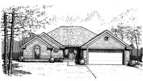 House Plan 92268 - European Style with 1706 Sq Ft, 4 Bed, 2 Bath ...