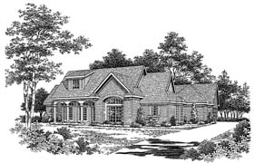 House Plan 93009 - Country Style with 1577 Sq Ft, 3 Bed, 2 Bath ...